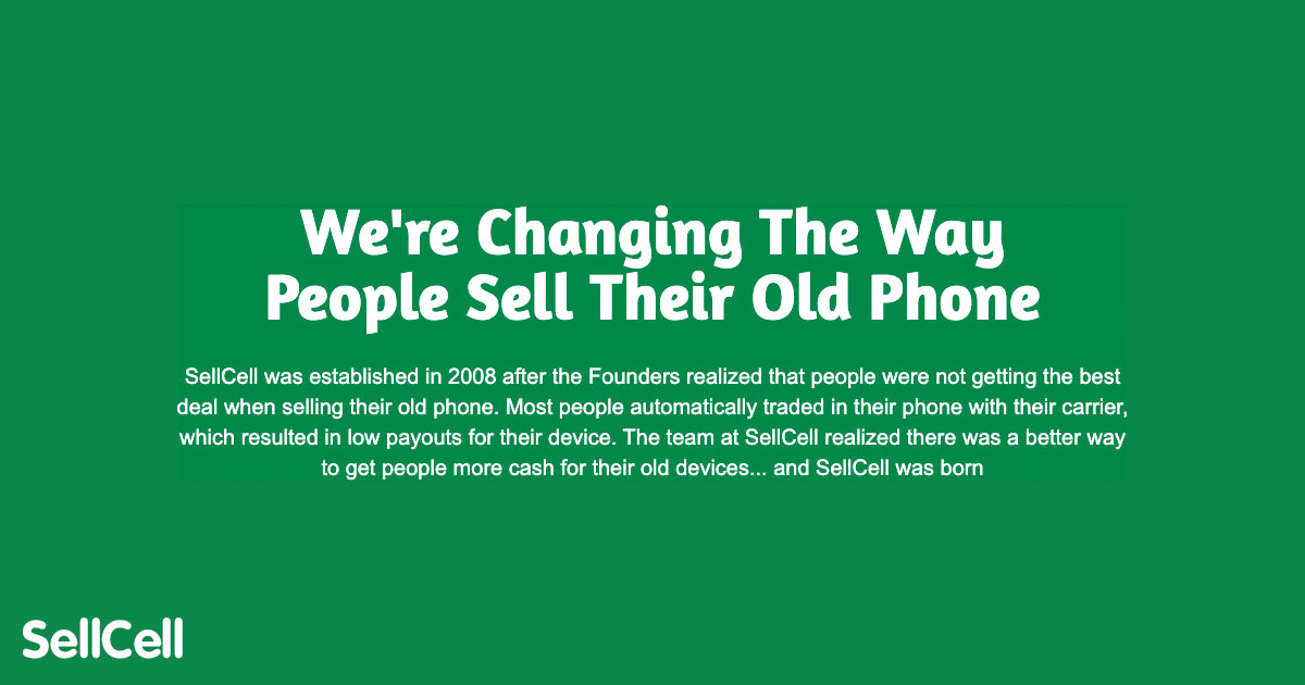 About Us | SellCell