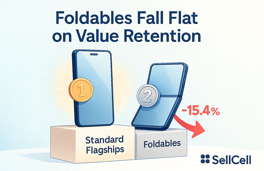Foldables Fall Flat on Value Retention, New SellCell Data Shows